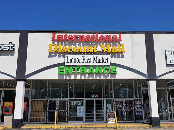 "International Discount Mall" promises a global shopping adventure without the passport fees. Bargain travelers, your destination awaits!