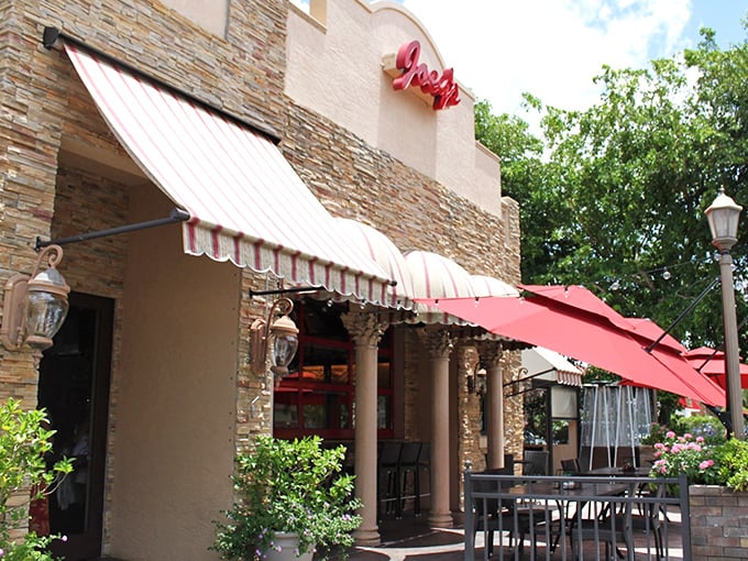 Joey's stone facade creates the perfect backdrop for Marco Island's pizza paradise. Like finding an Italian grandmother in Florida!