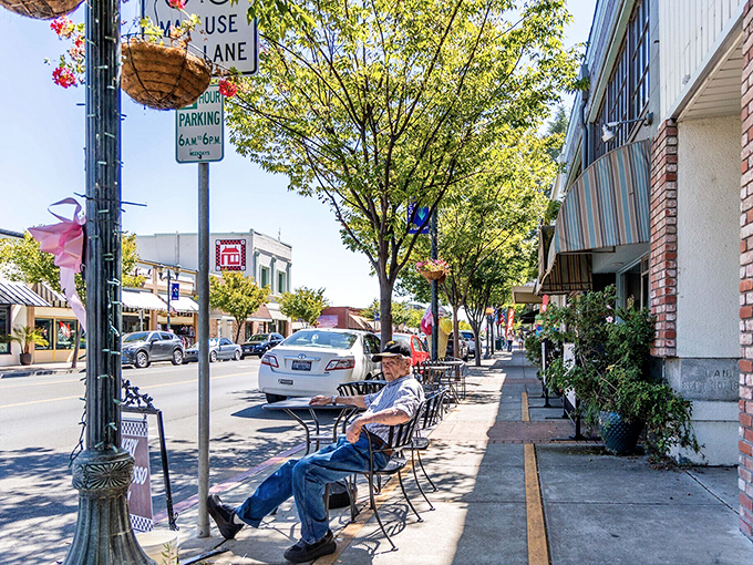 Lakeport's streets beckon with promises of lazy afternoons and perfect fishing weather ahead.