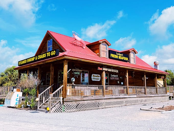 Lartigue's rustic charm whispers "authentic Gulf flavors" louder than any fancy restaurant ever could.