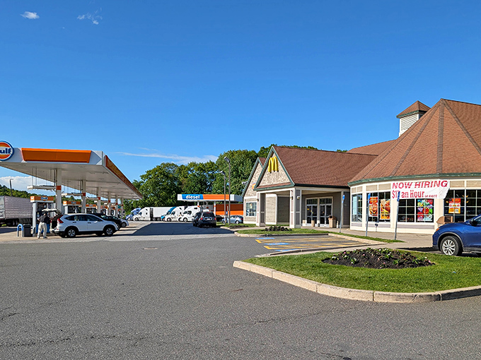 Lexington's colonial buildings stand at attention like the minutemen who defended them.