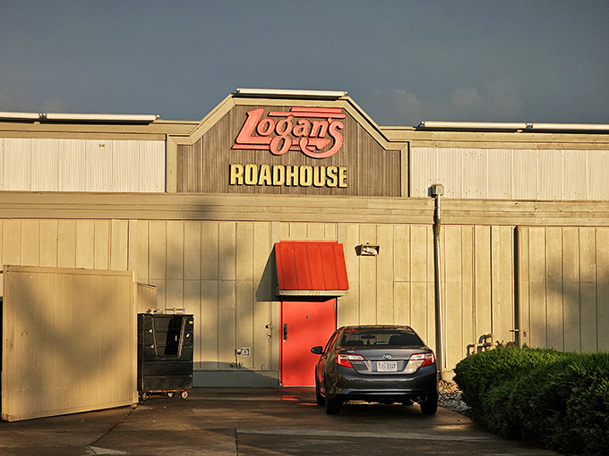 Logan's rustic charm and peanut shells create the perfect backdrop for seriously satisfying steaks and sides.