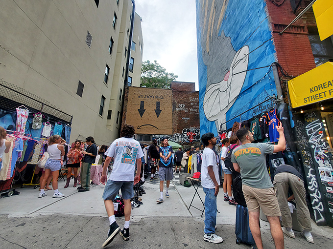 Street markets transform ordinary sidewalks into outdoor galleries where every vendor becomes a neighborhood storyteller.