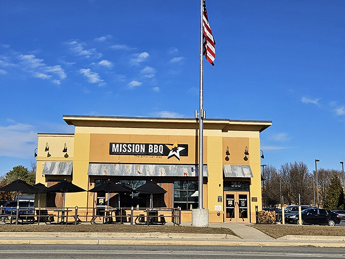 That flag flies high while the brisket cooks low &ndash; American pride never tasted so good! 