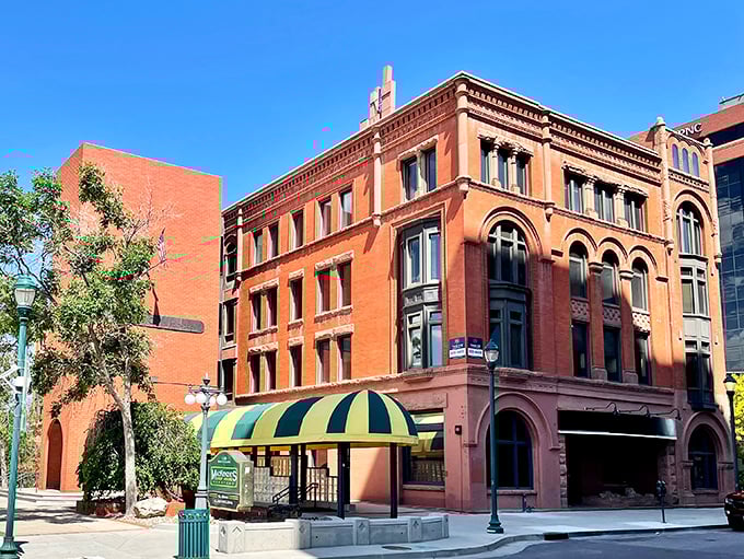 MacKenzie's classic storefront promises old-school elegance without the stuffiness. That awning has sheltered generations of happy diners.