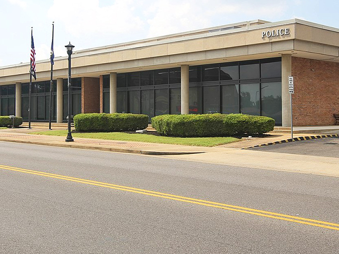 Mayfield's historic courthouse stands like a brick-and-mortar time machine&mdash;the kind that transports your cost of living back to 1975.