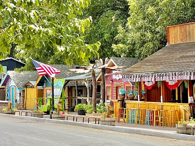 Medicine Park's unique cobblestone architecture creates a fairy-tale setting that would make the Brothers Grimm jealous.