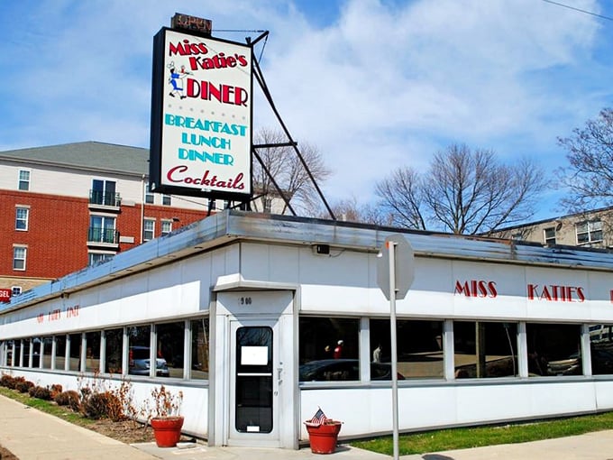 Breakfast, lunch, or dinner—that sign promises three square meals and maybe a cocktail to wash it all down.