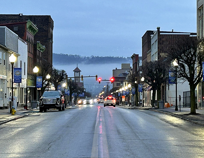 Moundsville's historic main street feels like stepping into a Norman Rockwell painting come alive.