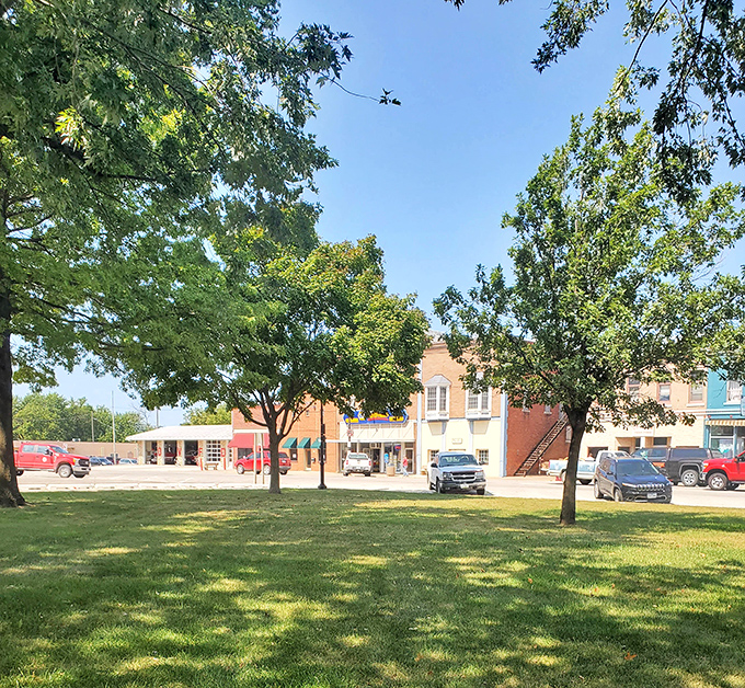 Osceola's downtown features quirky touches that show this community doesn't take itself too seriously while maintaining charm.