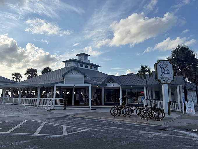 Palm Pavilion's classic Old Florida charm has been serving sunset views and beach vibes long before Instagram made them famous.