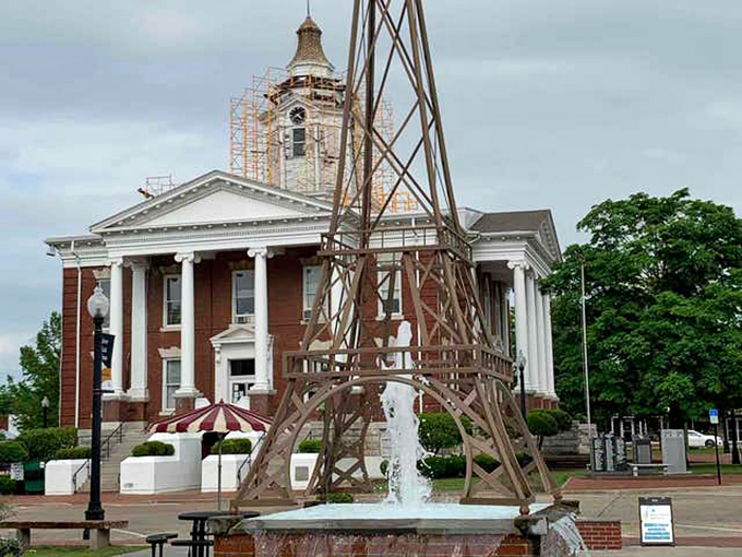 Paris courthouse square embodies small-town government the way our grandparents remember it, simple and honest.