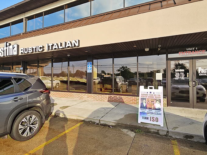 Rustic simplicity often delivers the most satisfying pasta experiences in unexpected suburban strip mall locations.
