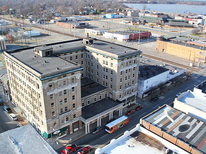 Pine Bluff&rsquo;s downtown keeps its quiet rhythm, a few steadfast shops lining a street where time seems unhurried.