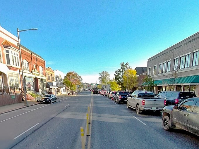 Morning light bathes Presque Isle's streets, where neighbors still wave and your budget breathes easier than in southern Maine.