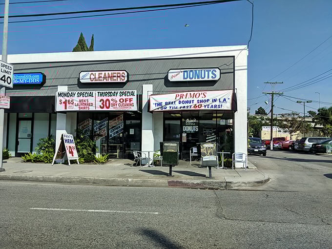 Primo's modest storefront hides donut greatness. Sometimes the best treasures come in unassuming packages.