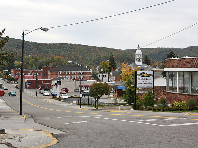 Pulaski's Main Street offers a lesson in architectural preservation. These storefronts have witnessed generations of budget-conscious shoppers.