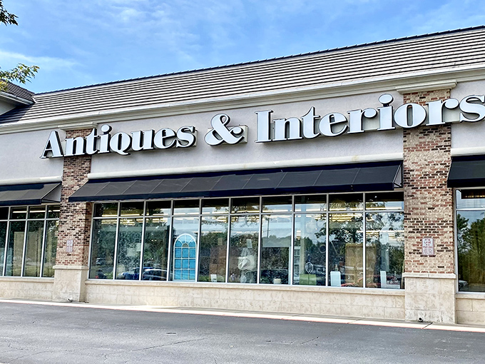 The royal treatment begins at the curb, where even parking feels like arriving at a palace of treasures.