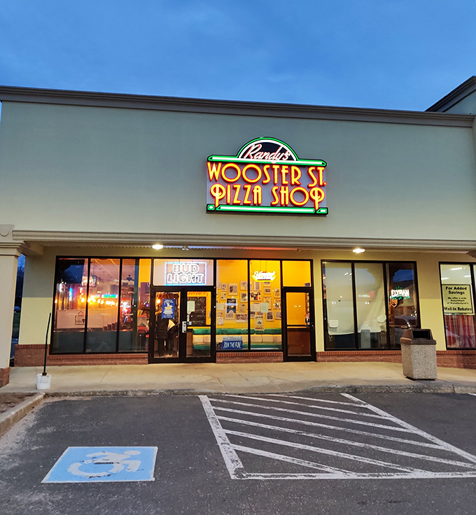 Randy's neon glow is like a lighthouse guiding hungry souls to Wooster Street-style bliss in Manchester.