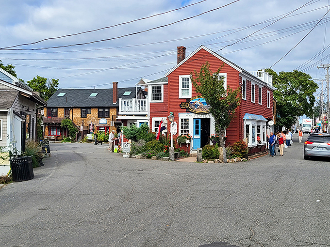 Rockport's colorful waterfront shops and the famous red fishing shack create the classic coastal scene artists can't resist painting.