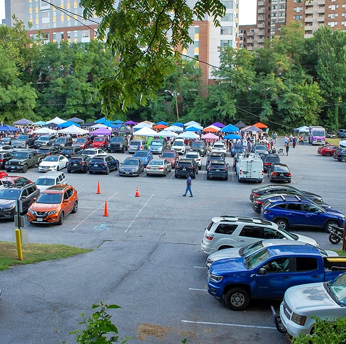 Rosebud Flea Market pops to life under a canopy of colorful tents&mdash;part community hangout, part treasure hunt in progress.