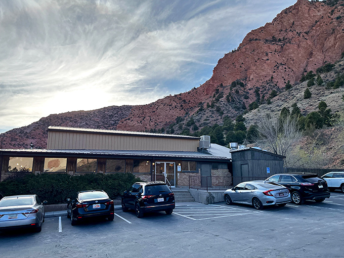 Mountain dining doesn't get more scenic than this red rock canyon hideaway spot.