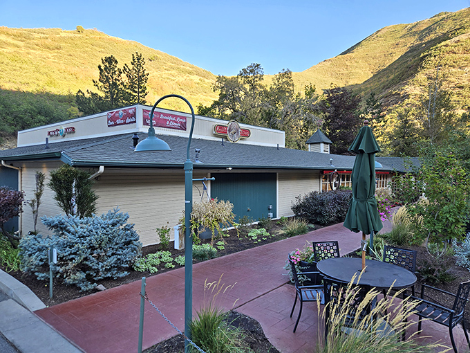 Ruth's Diner nestles into Emigration Canyon like it grew there naturally &ndash; a culinary oasis surrounded by Utah's breathtaking mountain scenery.