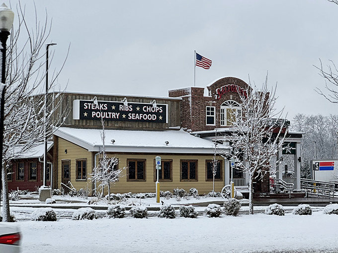 Saltgrass stands proud with its American flag flying high&mdash;just like the standards they set for their steaks.
