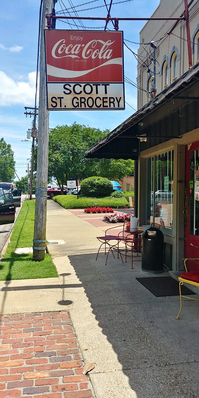 The classic Coca-Cola sign hanging outside Scott Street Deli has been guiding hungry locals to sandwich nirvana for years.
