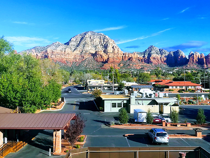 Sedona's red rock formations glow like nature's own stained glass windows, inspiring awe in every passing soul.