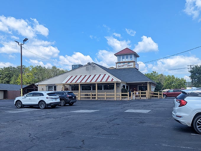 Smuggler's Cove sits like a rustic mountain hideaway where pirates might have stashed their finest catch.