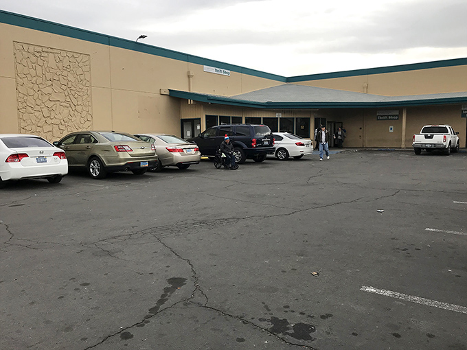 St. Vincent's might look unassuming from the outside, but inside it's the TARDIS of thrift stores &ndash; bigger on the inside.