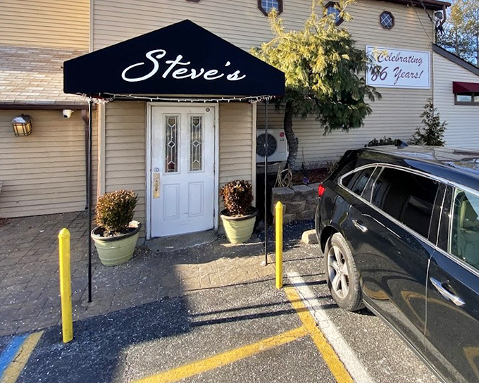 Don't judge this book by its cover - behind that modest entrance lies serious steak magic.