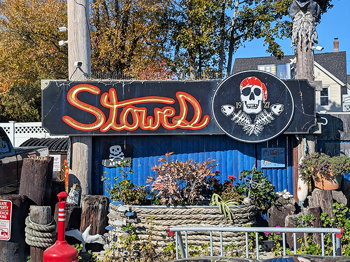 Stowe's pirate-worthy decor sets the stage for seafood adventures that would make Blackbeard trade his treasure for a bowl.