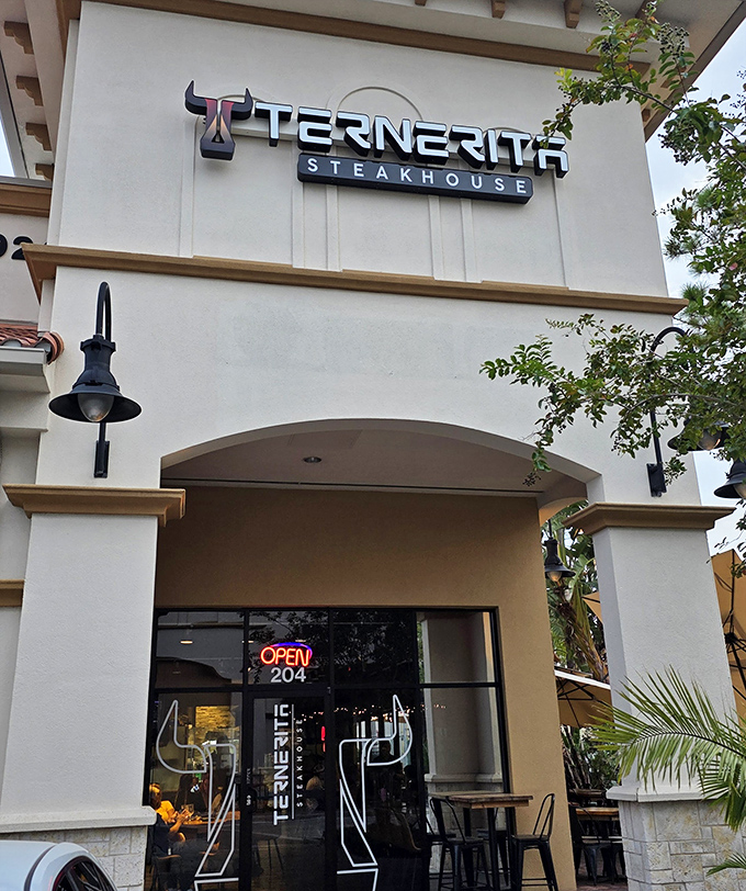 Tucked into a strip mall like a culinary secret waiting to be discovered by adventurous steak lovers.