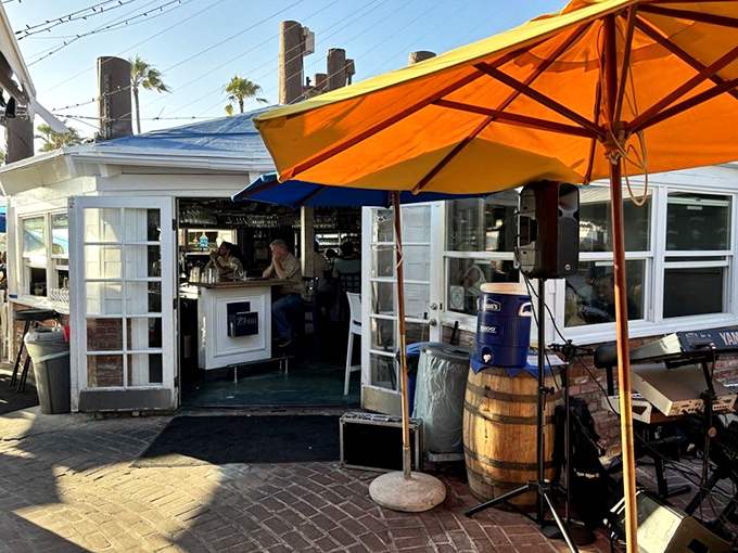 The Cliff's entrance through Laguna Village promises oceanfront dining where art meets incredible food with spectacular Pacific panoramas.