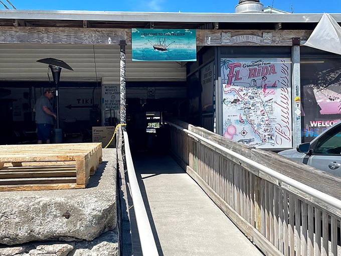 The Freezer: Florida map on the wall, picnic tables inside &ndash; but the chowder would make a Boston chef tip his hat.