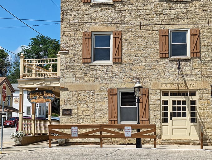 The Hubbell House's limestone walls have stories to tell &ndash; if only they could also describe how incredible their steaks taste!