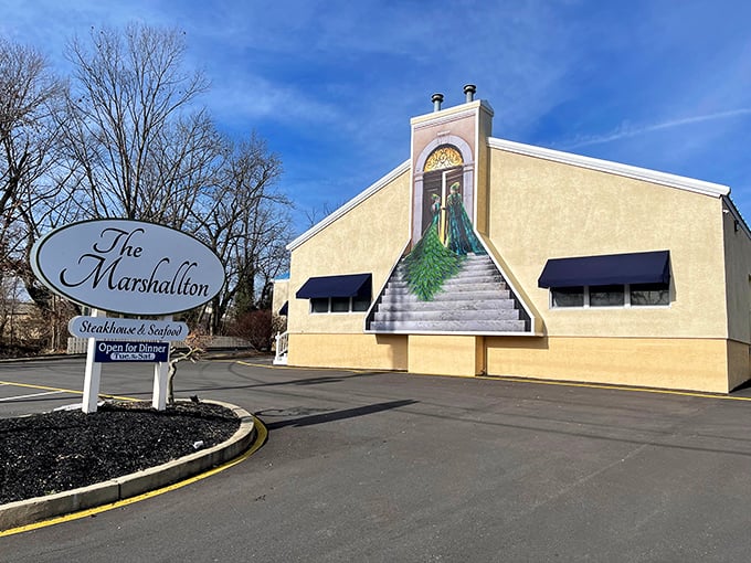 The Marshallton's elegant exterior promises something special &ndash; and the buffet delivers beautifully.