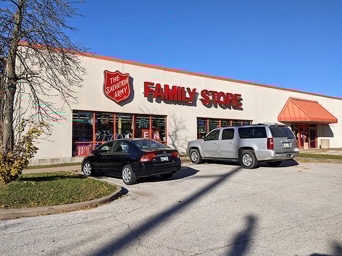 When your thrift store looks this organized, you know someone takes treasure hunting seriously.