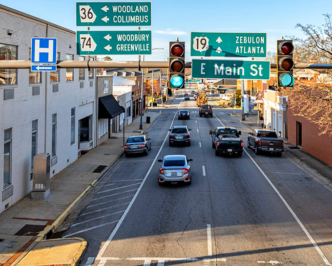Thomaston's charming downtown looks like it was plucked straight from a Hallmark movie set, minus the predictable plot.