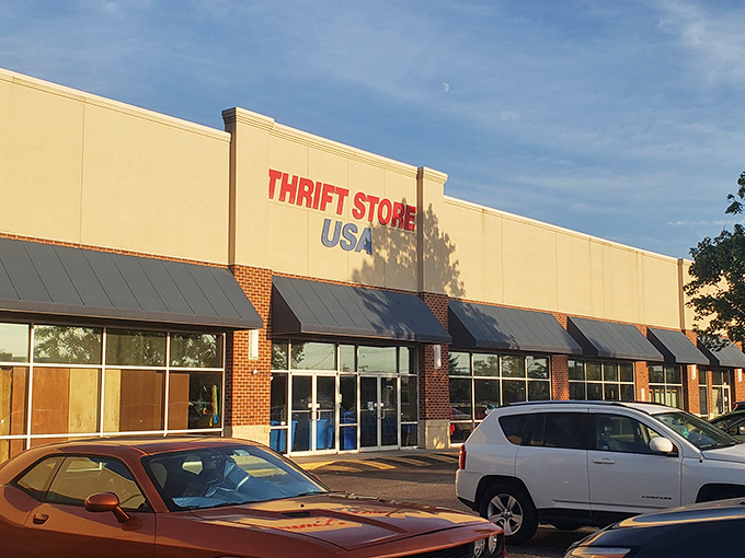 No-frills exterior, maximum thrills inside - sometimes the best thrift stores keep things beautifully simple and straightforward.