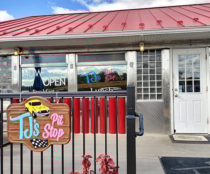 TJ's Pit Stop – where the racing theme is just the starting line for a culinary victory lap.