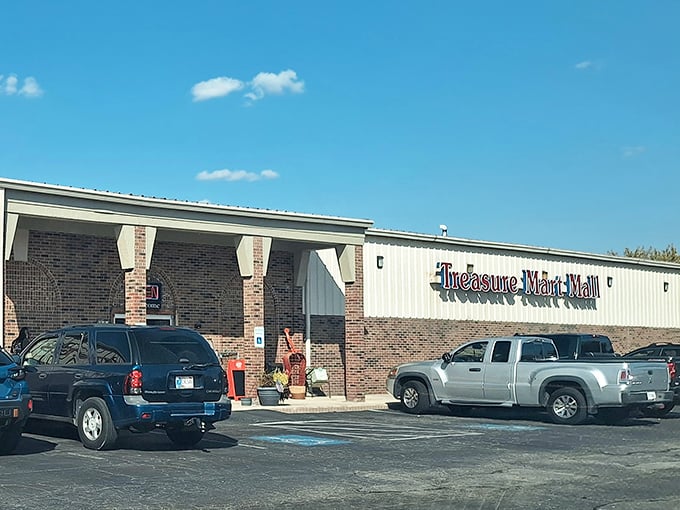 When the parking lot stays this busy, you know the treasures inside are worth the trip.