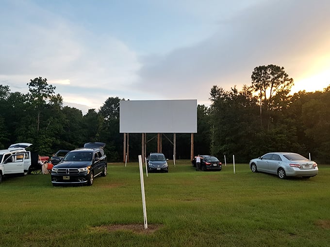 Twilight transforms the VIP Star-Lite into a community living room. Just add popcorn and good company!