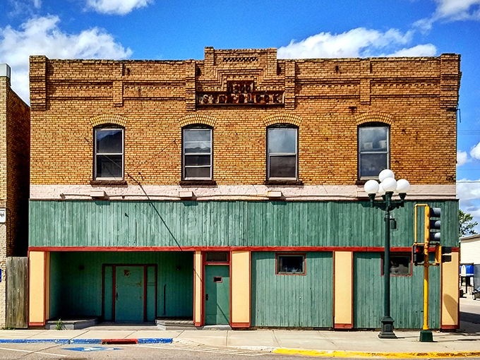 This vintage brick building in Virginia's downtown could tell tales of Iron Range boom days and modern bargain hunters alike.
