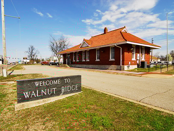 Walnut Ridge's historic depot stands as a charming reminder of simpler times and slower-paced living.