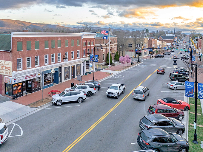 Wytheville's main drag serves up mountain views with a side of sensible pricing.