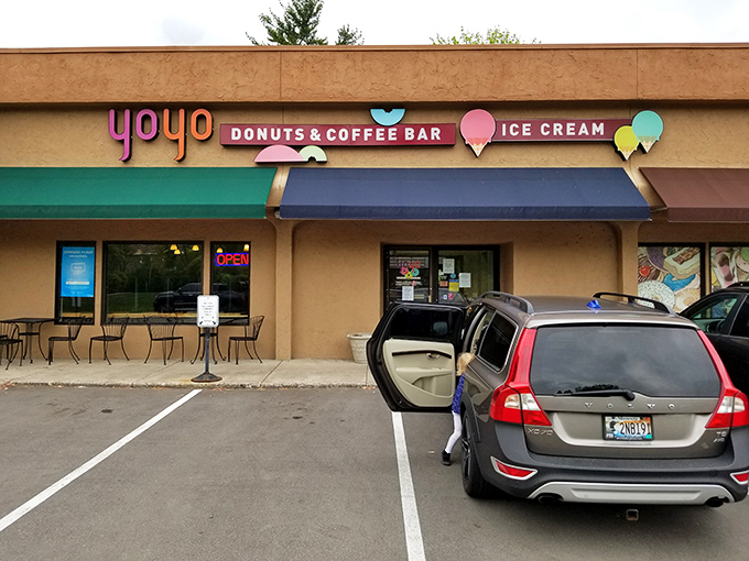YoYo Donuts brings triple trouble to Minnetonka&mdash;donuts, coffee, and ice cream! It's like the Swiss Army knife of sweet shops, solving all your cravings at once.