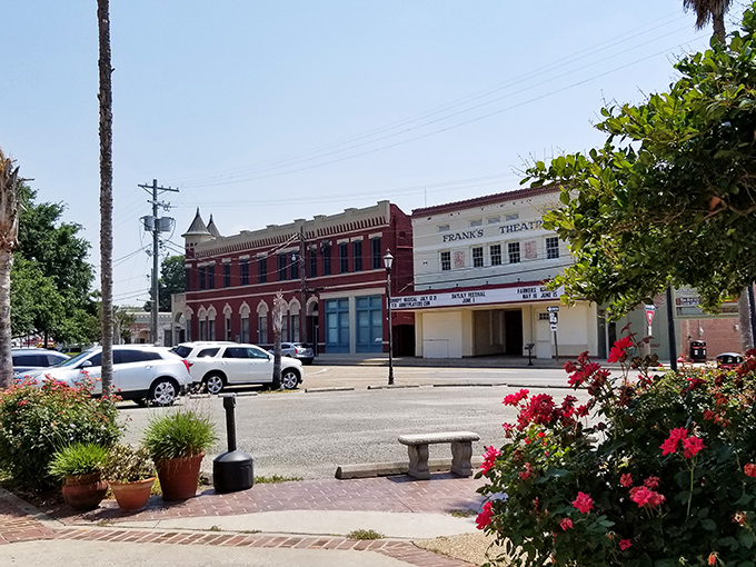 Louis Wright's storefront anchors Abbeville's charming shopping district. Window shopping here is a legitimate afternoon activity.